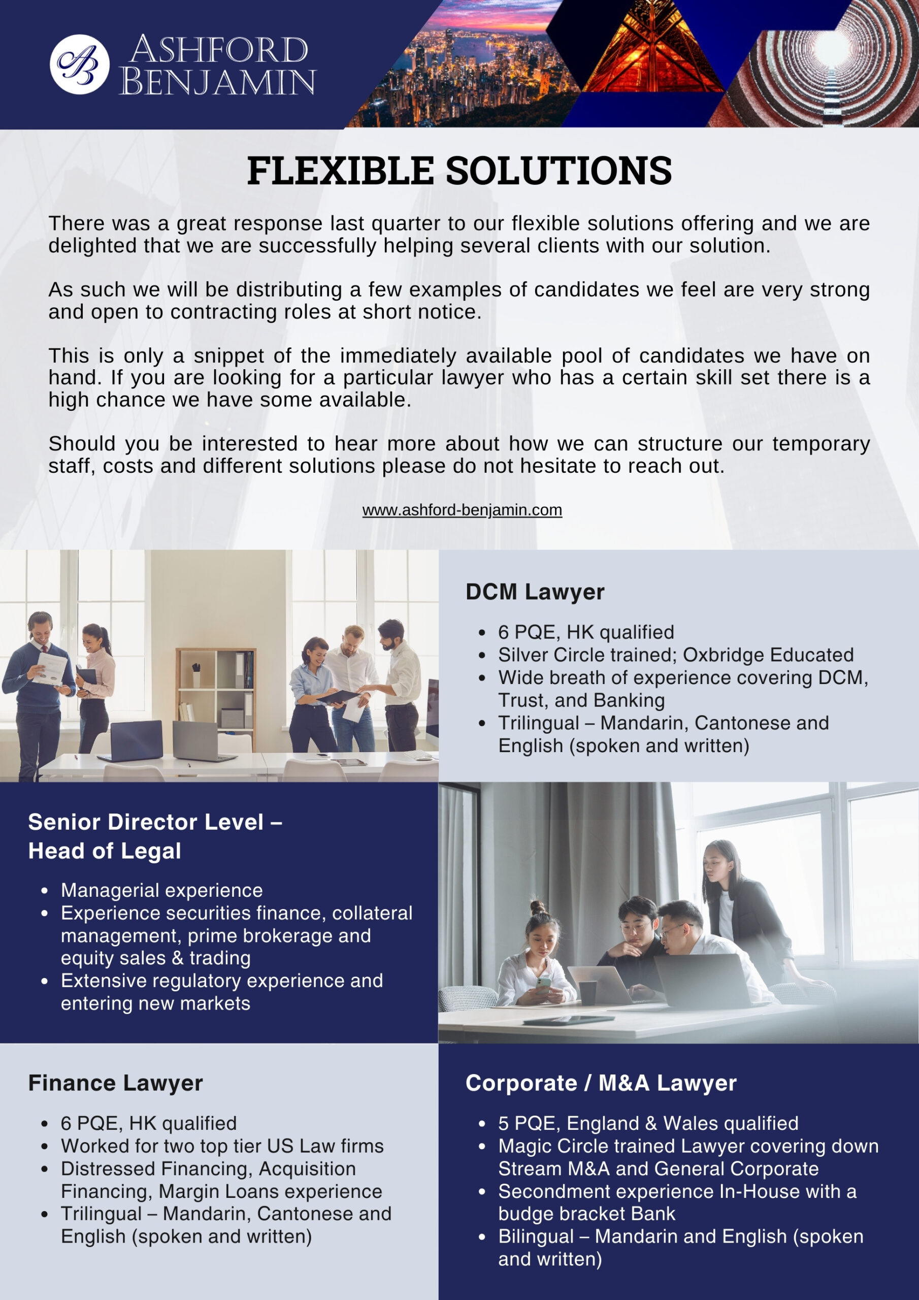 Flexible Solutions! - Ashford Benjamin